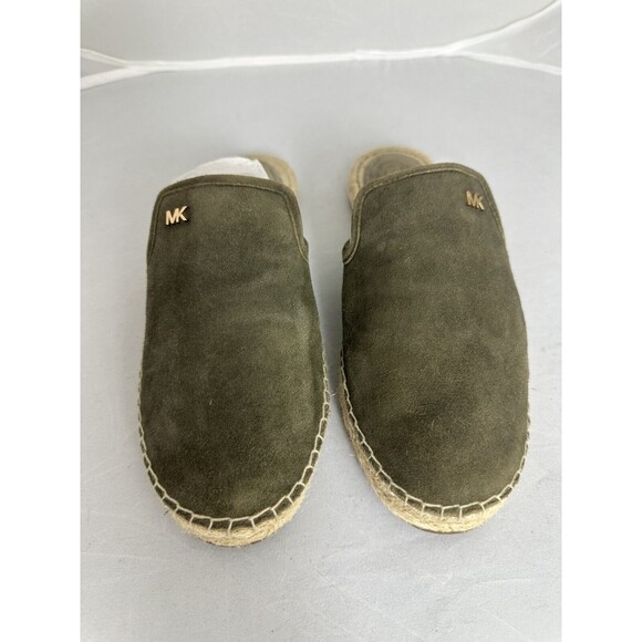 Michael Kors | Shoes | Michael Kors Womens Espadrille Mules Mk Logo ...